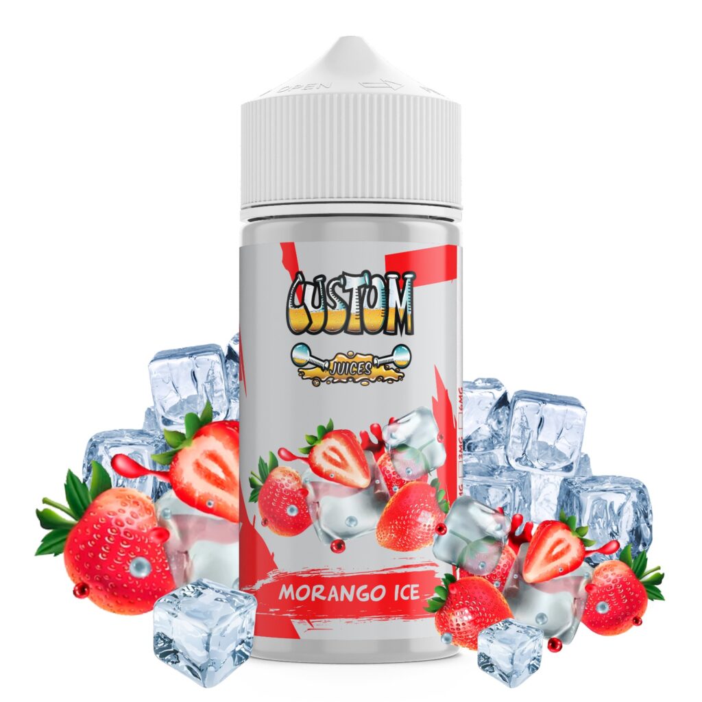 Juice - Morango Ice Custom Juices 30ml/100ml - HardVP